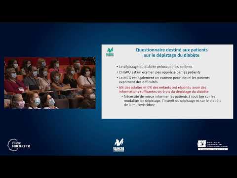 Journées Francophones de la Mucoviscidose 2022 - Plénière 2 - Le diabéte de la mucoviscidose