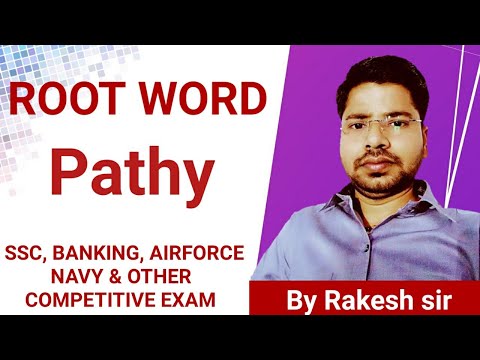 Root Word Pathy |English For SSC |CGL| LDC | Banking | Airforce | Navy | and Other Competitive Exams