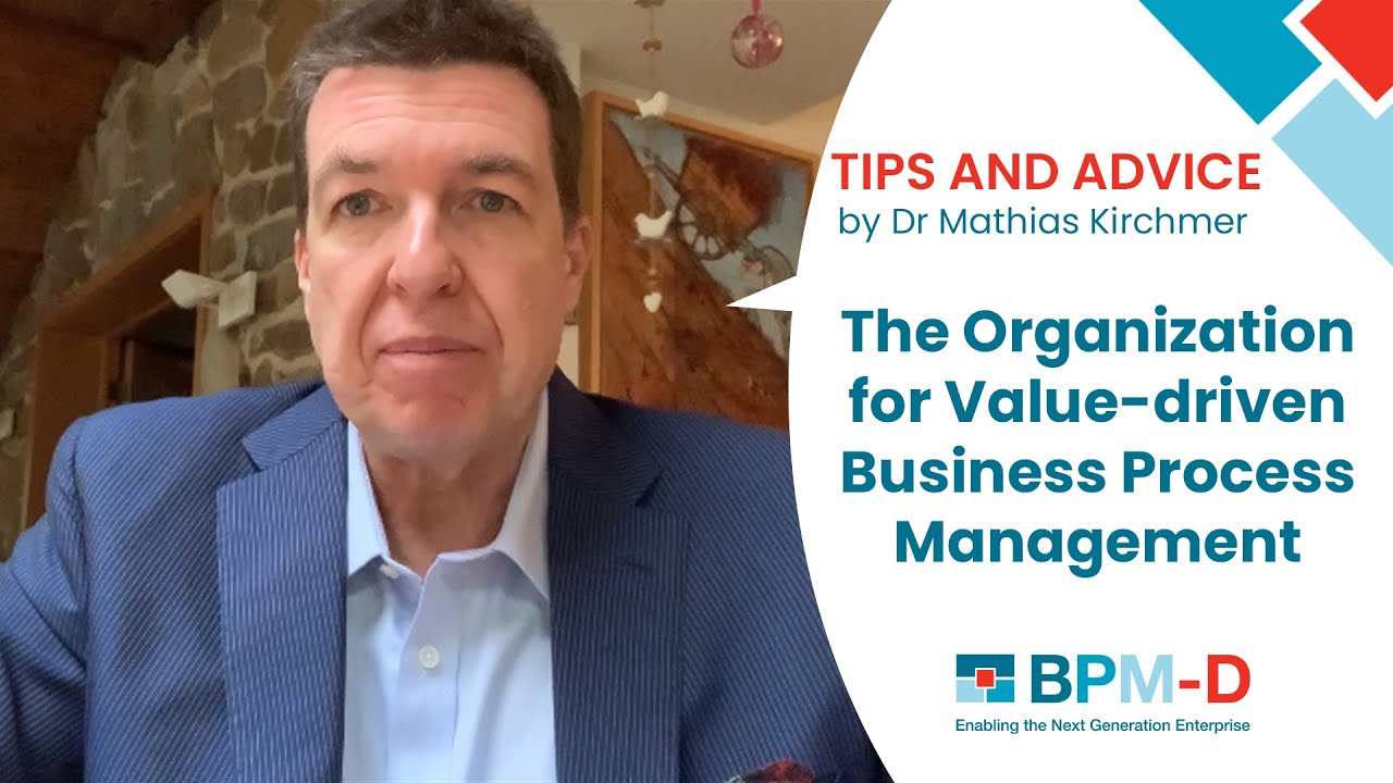 The Organization for Value driven Business Process Management