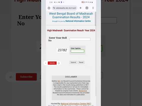 High madrasah Alim and fazil result 2024. madrasah board result kivabe dekhbo.#wbresult #shorts