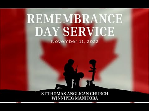 November 11th , 2022 -- Remembrance Day Service