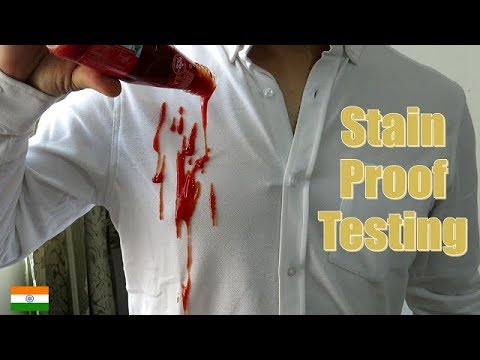 Stain Repellent Shirt put to Test | Taggers