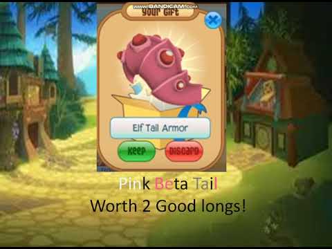 Animal Jam Worth of beta tails 2018! :D