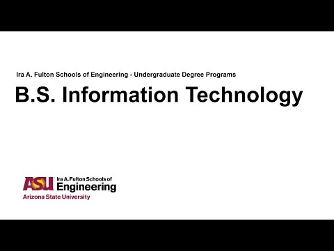 Fulton Schools Degree Webinar: BS Information Technology