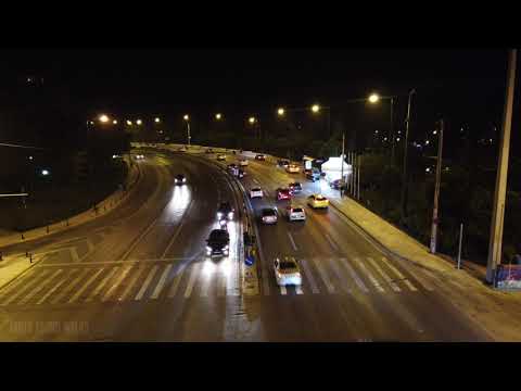 3hrs Night City Traffic Ambience for sleeping, relaxing | ASMR Ambient Sounds