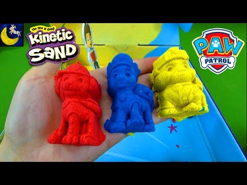 Paw Patrol Toys Kinetic Sand Playset Best Learning Colors Video for Kids Toddlers Puzzle Games Toy