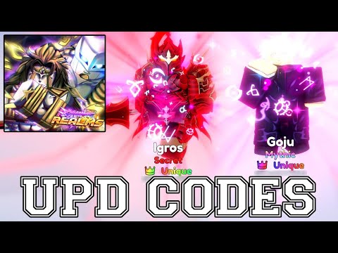 New Update & Codes in Anime Realms Roblox