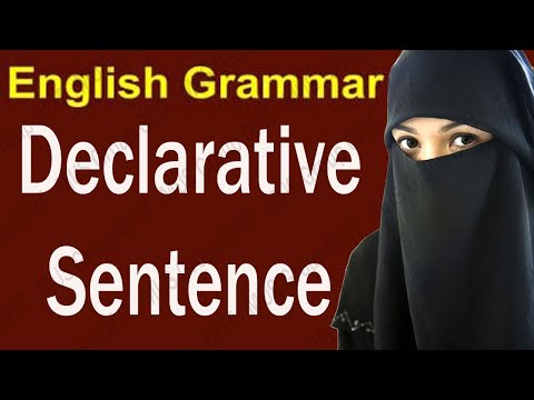 Declarative Sentences Examples - Declarative Sentence Meaning In Hindi Class 31