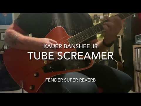 Kauer Guitars Banshee Jr. Electric-Guitar - Shell Pink | Reverb