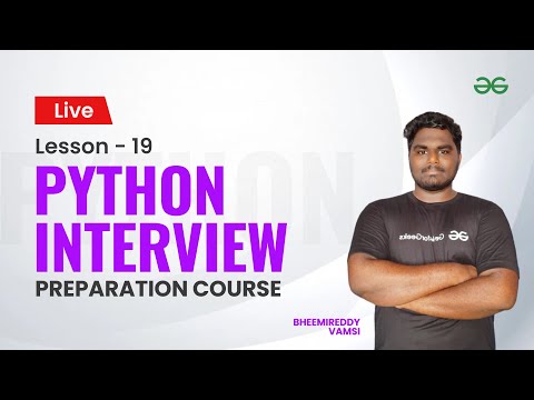 L19 : Object Oriented Programming - Python | Vamsi Bheemreddy | GeeksforGeeks Python