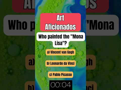 Art Quiz: Unveiling the Mystery of the 'Mona Lisa #shorts #trivia