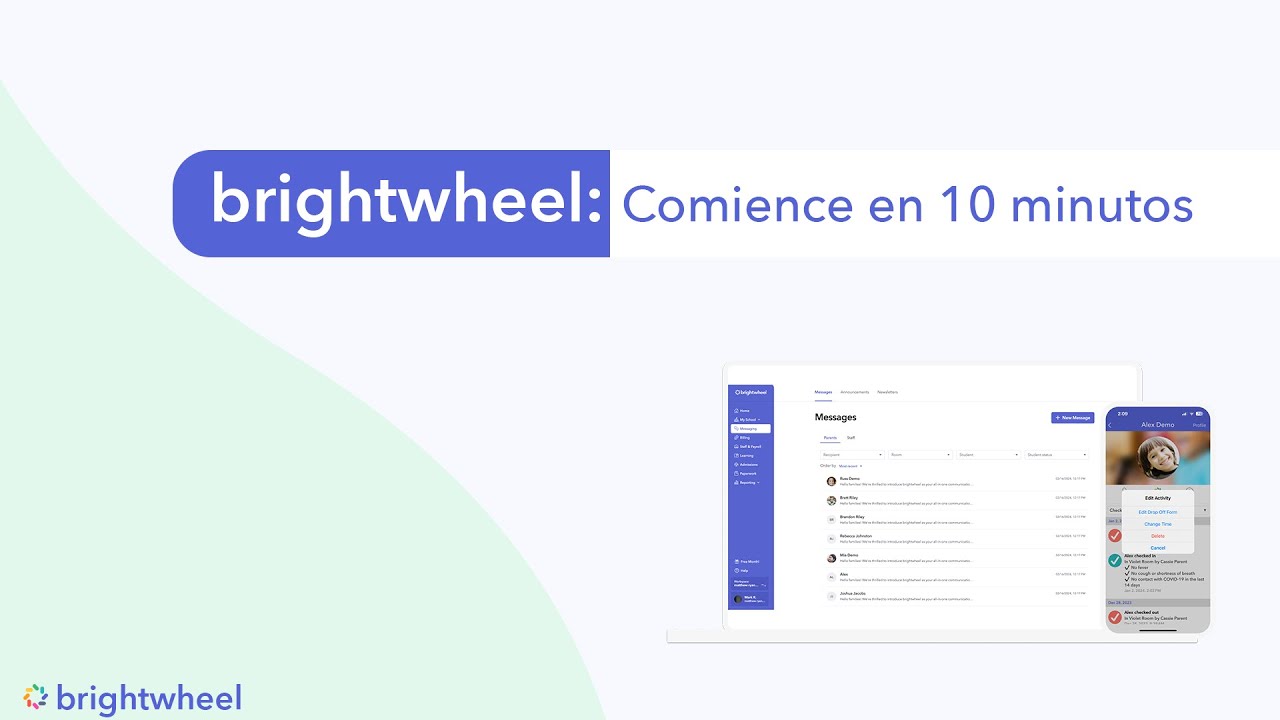 brightwheel: Comience en 10 minutos