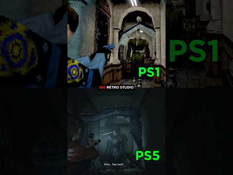 PS1 vs PS5 - Resident Evil 2 Mr. X