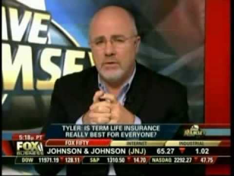 Dave Ramsey on Term Life Insurance and Whole Life Insurance
