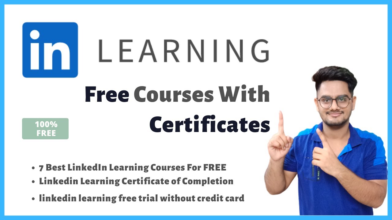 LinkedIn Learning Free Courses With Certificates | 7 LinkedIn Learning Best Courses For FREE