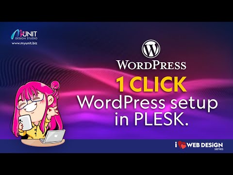 ONE CLICK WordPress Setup in PLESK ! 2024 updated #webdesign
