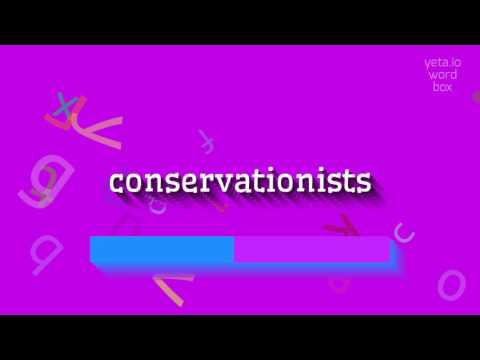 How to say "conservationists"! (High Quality Voices)