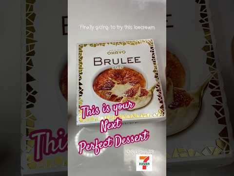 Have you tried the Brulee icecream? #foryou #dessert #japan #food
