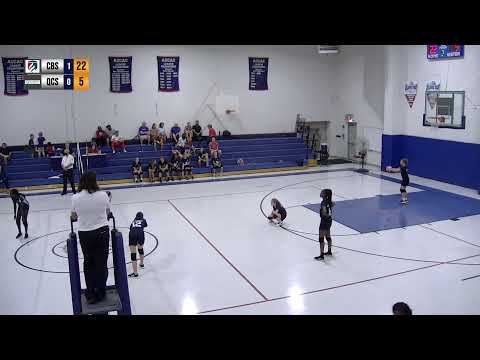 CBS Middle School Girls Volleyball Game