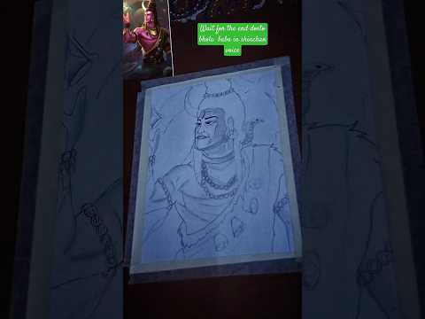 how to draw lord shiva || Easy drawing of Mahadev step by step