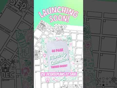 Daily Grind Monthly Insert, Sticker Books & Washi Discount Code: DESIREEPLANS