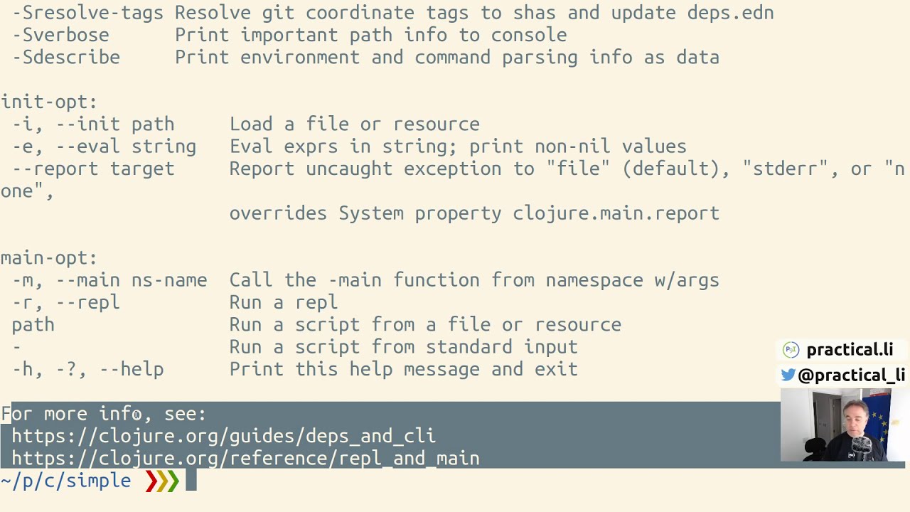Getting started with Clojure CLI and tools.deps