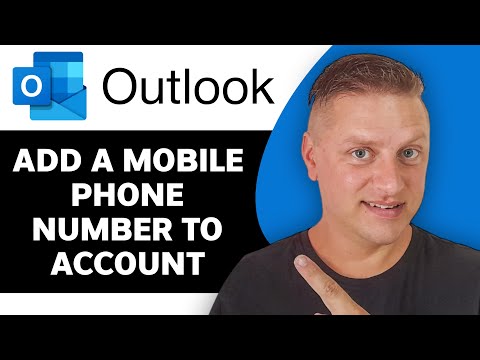 How to Add a Mobile Phone Number to your Outlook Account | Outlook Tips and Tricks 2025