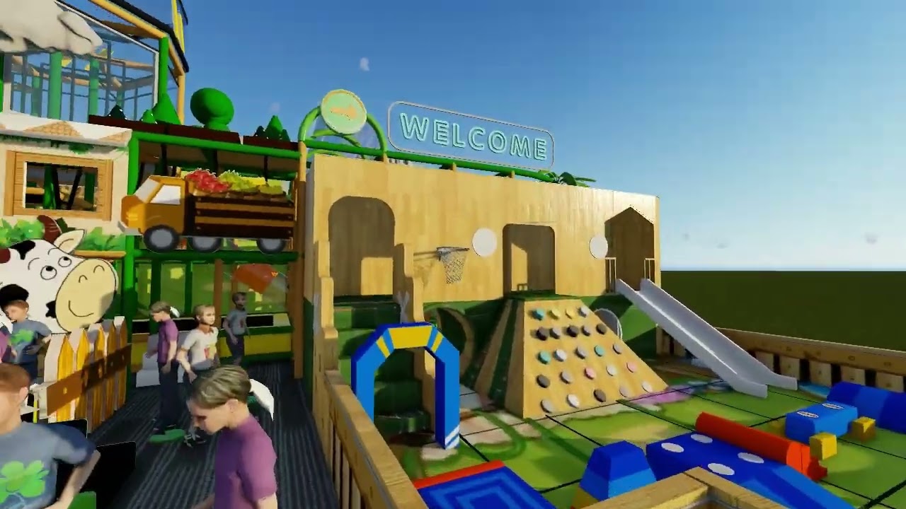 Indoor Playground Design 3D show