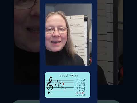 How many flats in C flat major? #musiclessons #musictheory