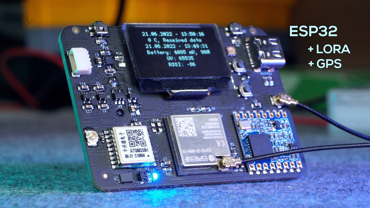 LORA GPS-Tracker with ESP32 - elec2rak