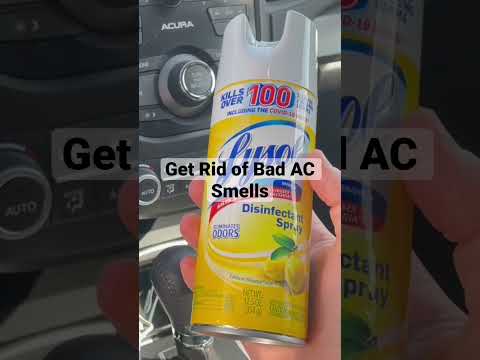 Car AC Smells! (Get rid of AC smell in Car). #carairconrepair #carhack #car