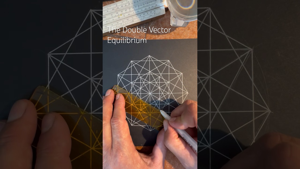 How to draw the Vector Equilibrium doubled and fast