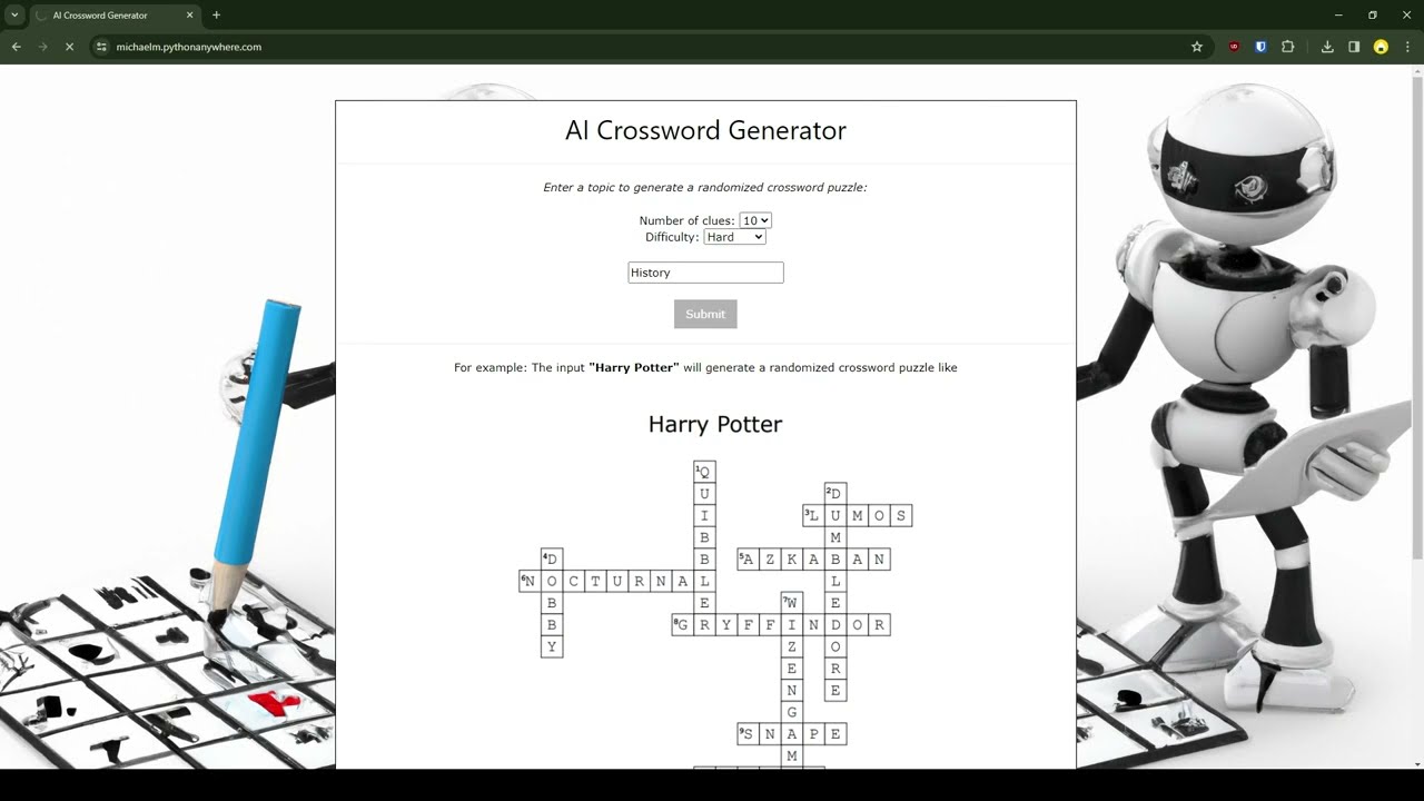 AI Crossword Generator