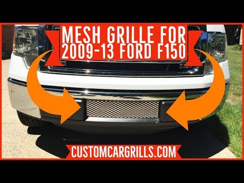 Ford F-150 2009-2013 Lower Bumper Mesh Grill Installation How-To by customcargrills.com