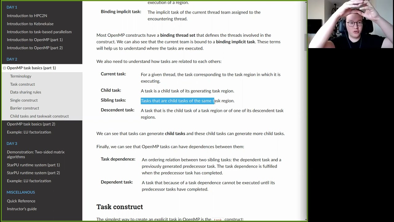 Lecture 3: OpenMP task basics part 1