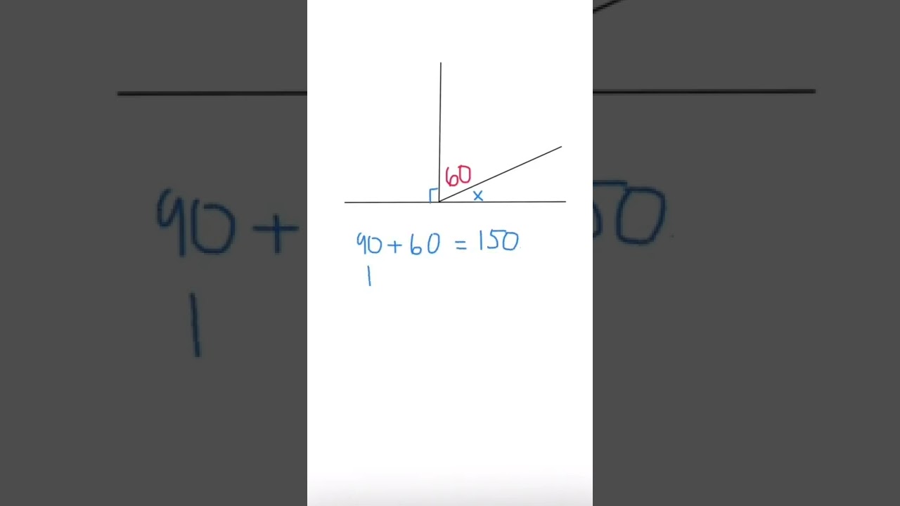 Angles On A Straight Line - Geometry 📐