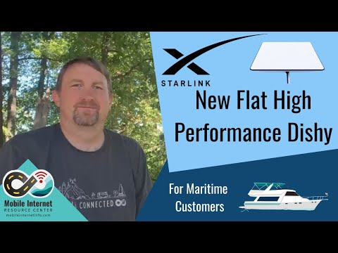Starlink Releases a Flat High Performance Mobile Dishy for Maritime Use