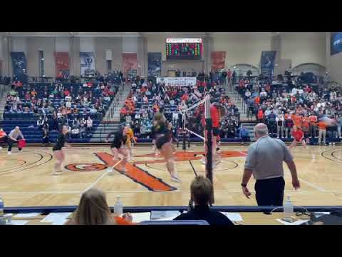2021 MIAA Volleyball Tournament Championship point