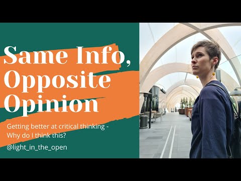 Same Info - Opposite Opinion
