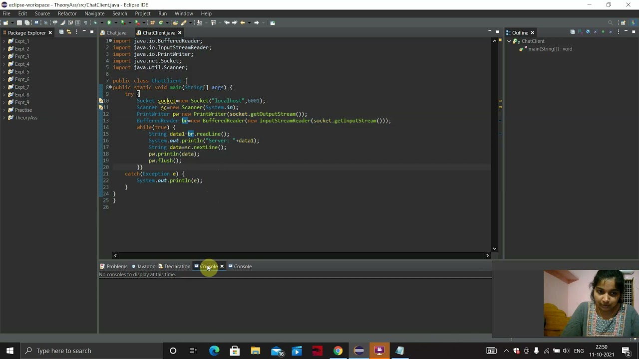 Two-Way Chat Application in Java
