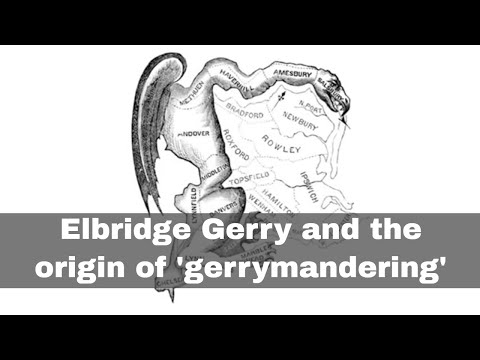 11th February 1812: Elbridge Gerry signs the first bill to authorise 'gerrymandering'