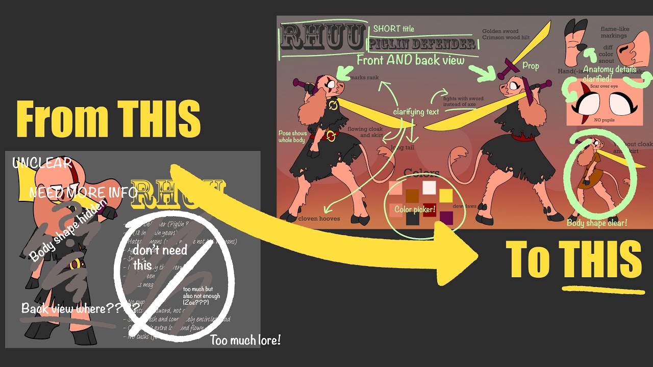 Creating the best reference sheet for your OC!