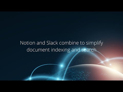 Synaptek simplify document indexing and search between Notion and Slack