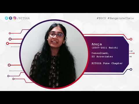 Meet Anuja - Consultant @ZS Associate - at BGC5 in Bangalore