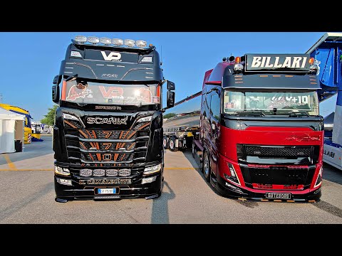 4k - Scania 770S "Il Camaleonte" - Volvo AERO 780 XXL (Billari) + Trailer