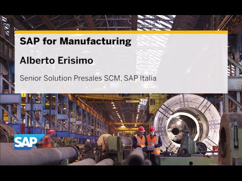 SAP for Manufacturing
