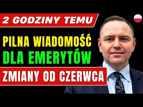 🚨 2 GODZINY TEMU! Uwaga Seniorzy – PILNE ❗️ ZUS ogłosił 5 Dużych Zmian EMERYTALNYCH od CZERWCA 2025!