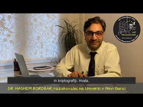 Noč ima svojo moč - spoznajte raziskovalca - dr. Hashem Bordbar