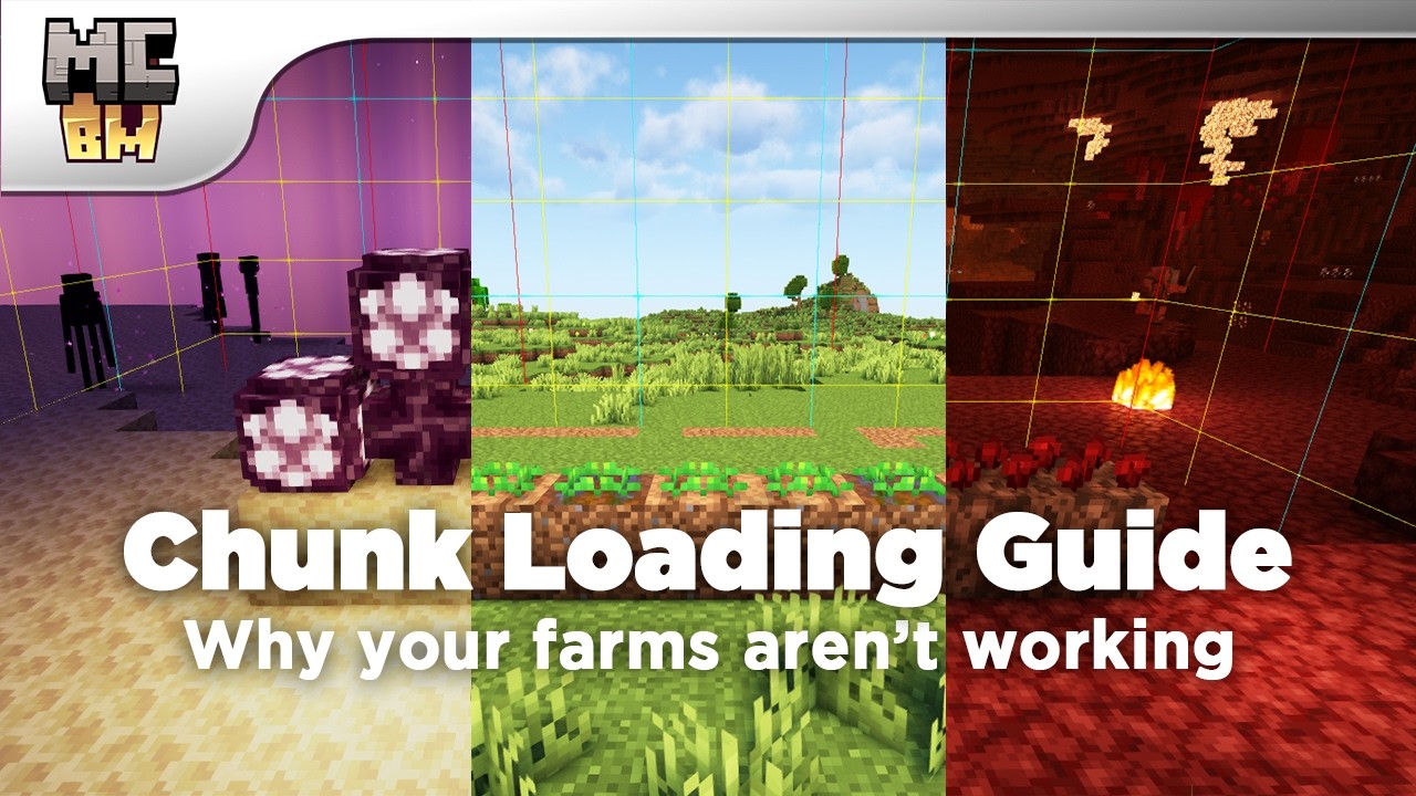 Why your Farms arent Working - Minecraft Chunk Loading Guide | Minecraft Basic Mechanics