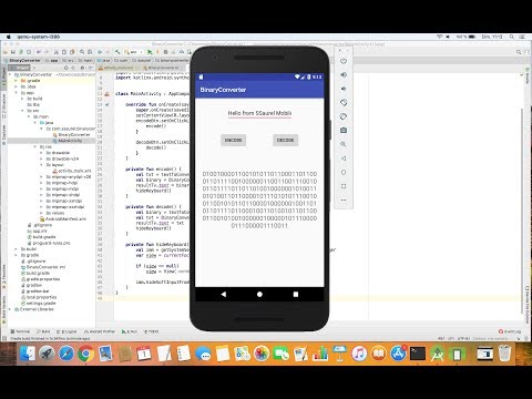 Learn Develop a Binary Converter Android App with Kotlin - Mind Luster